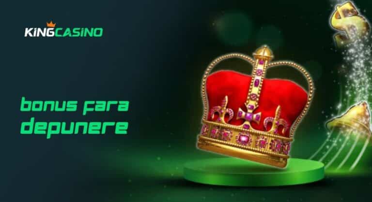 Bonus Fără Depunere King Casino - 300 Free Spins la Verificare